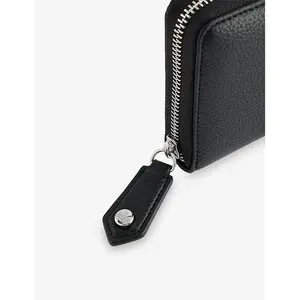 VIVIENNE WESTWOOD Orb Zip-round Faux-leather Wallet - Black