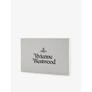 VIVIENNE WESTWOOD Orb Zip-round Faux-leather Wallet - Black