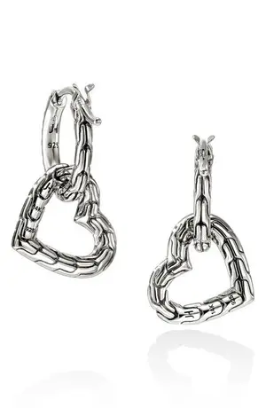 John Hardy Essentials Heart Drop Earrings