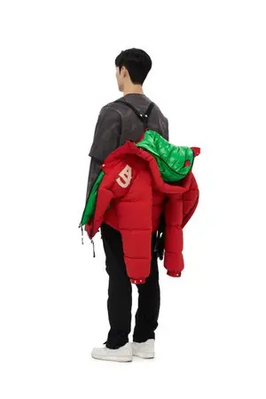 ALPHA STYLE Kudu Puffer Alpha Never Broke Edition - Red