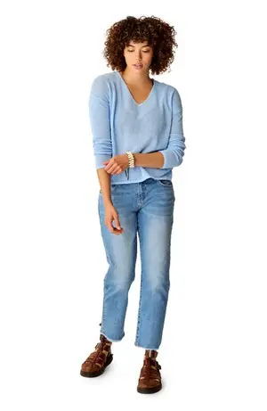 Carve Designs Austin Crop Jeans - Blue Tide