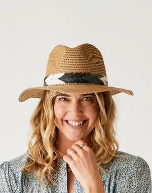 Carve Designs Farrah Packable Hat - Dark Honey