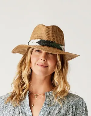 Carve Designs Farrah Packable Hat - Dark Honey