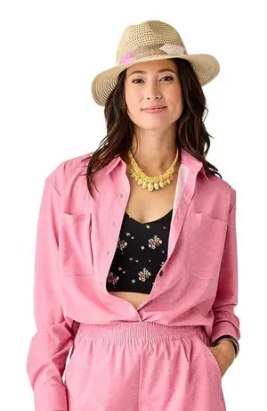 Carve Designs Farrah Packable Hat - Light Khaki