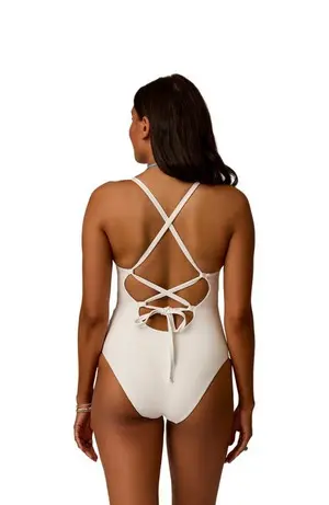 Carve Designs Sol Compression One Piece - Cloud