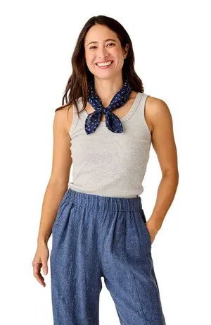 Carve Designs Ever Rib Tank - Heather Grey