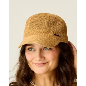 Carve Designs Straw Baseball Cap - Natural