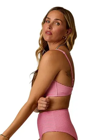 Carve Designs Penelope C Cup Top - Melon Stripe