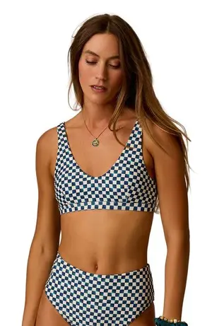 Carve Designs Breakers Compression Top - Surfside