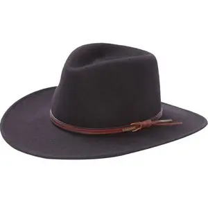 Stetson Bozeman Fedora Hat - Black