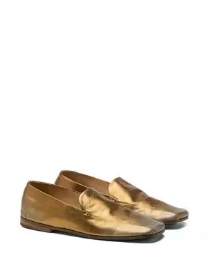 Marsèll Metallic Square-toe Loafers