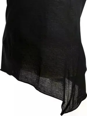 Rick Owens One-shoulder Draped Top - Black