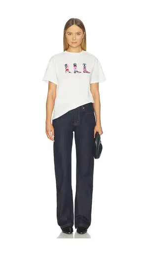 NEVER FULLY DRESSED Graphic Print Cotton T-shirt