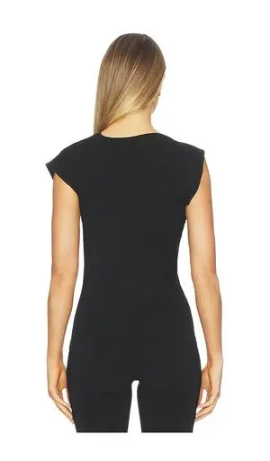 AGOLDE Beth Tee - Black