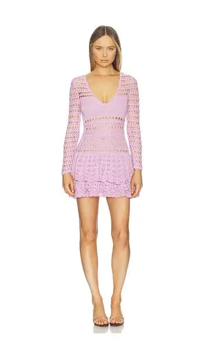 Retrofete Lujayn Crochet Dress - Lavender