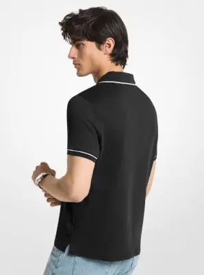 Michael Kors Cotton Polo Shirt - Black