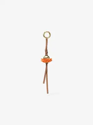 Michael Kors Leather Bag Charm - Orange