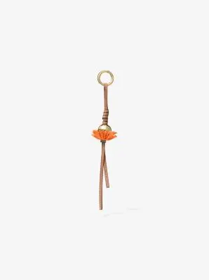 Michael Kors Leather Bag Charm - Orange