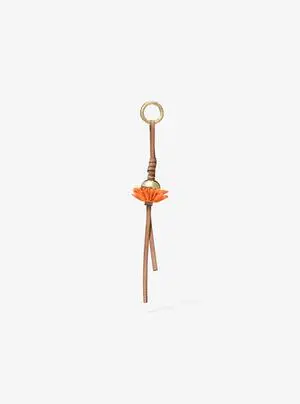 Michael Kors Leather Bag Charm - Orange
