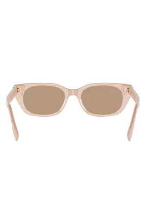 Fendi Forever Cat Eye Sunglasses - Shiny Pink/brown