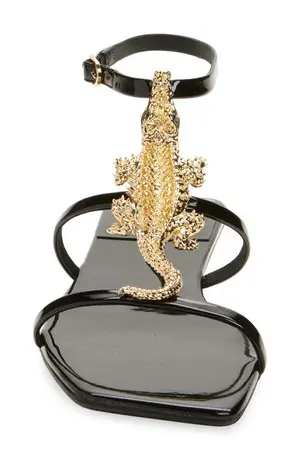 Jeffrey Campbell Reptilian Strappy Sandal