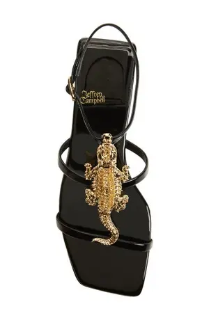 Jeffrey Campbell Reptilian Strappy Sandal
