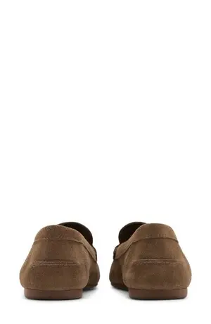Mango Suede Penny Loafer