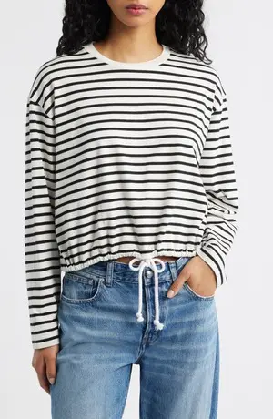Madewell Tie-waist Cotton T-shirt