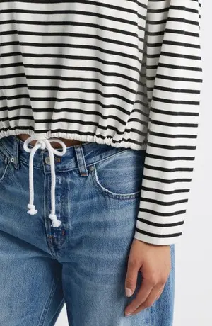 Madewell Tie-waist Cotton T-shirt