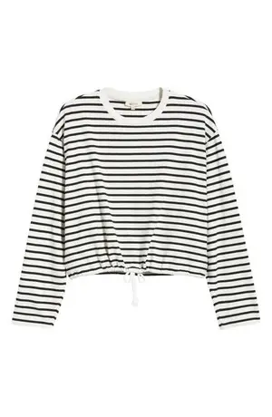 Madewell Tie-waist Cotton T-shirt