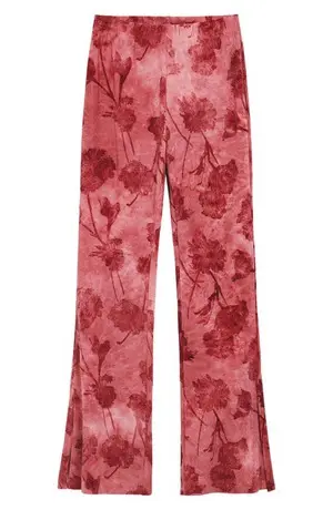 Desigual Floral Print Flare Pants