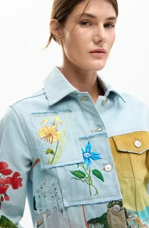 Desigual Amalfi Denim Trucker Jacket