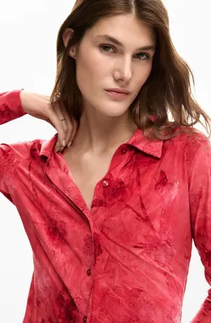 Desigual Floral Print Button-up Shirt