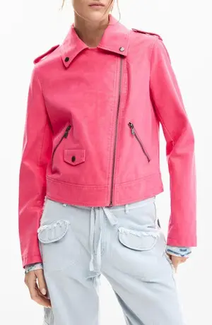 Women's Faux Leather Moto Jackets