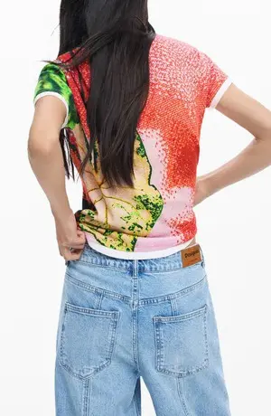 Desigual Beetle Cotton Graphic T-shirt