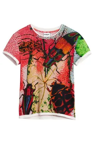Desigual Beetle Cotton Graphic T-shirt
