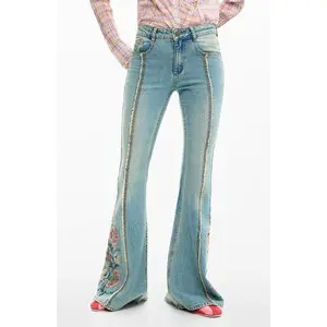 Desigual Embroidered Bottoms For Women