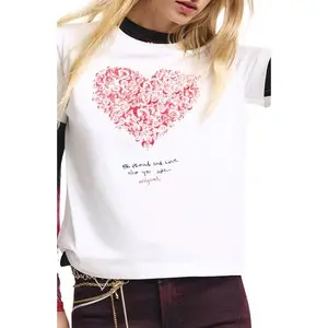 Desigual Love Graphic T-shirt - White