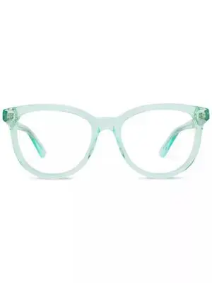 Gucci Square Frame Eyeglasses - Green