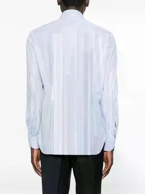 LUIGI BORRELLI Striped Buttoned Shirt