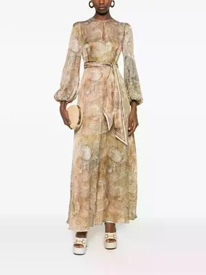Zimmermann Belted Maxi Dress