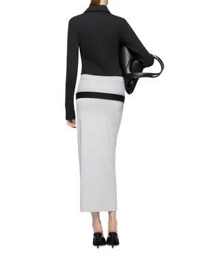 Attico Long Sleeve Top - Black
