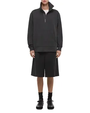 Helmut Lang Quarter Zip Sweatshirt - Vintage Black