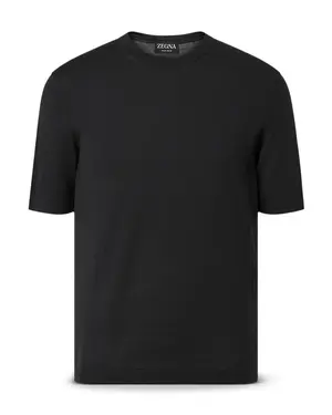 Zegna Wool T-shirt - Black