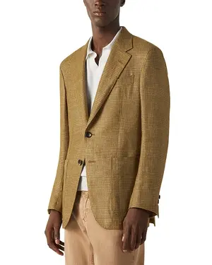 Zegna Cashmere, Linen And Silk Cardigan Jacket