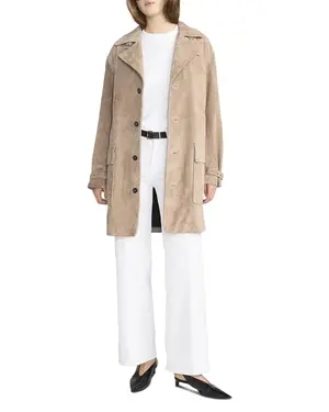 FRAME Le Slim Low Rise Palazzo Jeans - White