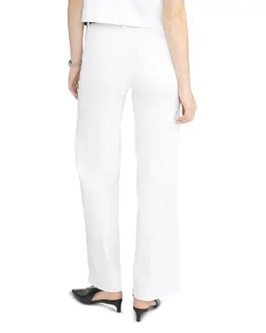 FRAME Le Slim Low Rise Palazzo Jeans - White