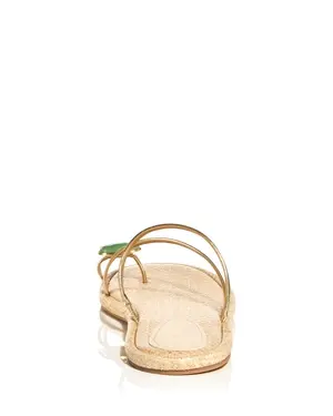 Aqua Jenni Sandals - Gold