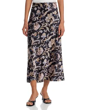 Veronica Beard Clover Printed Skirt