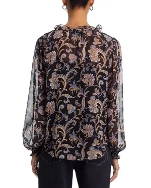 Veronica Beard Hickory Silk Blouse